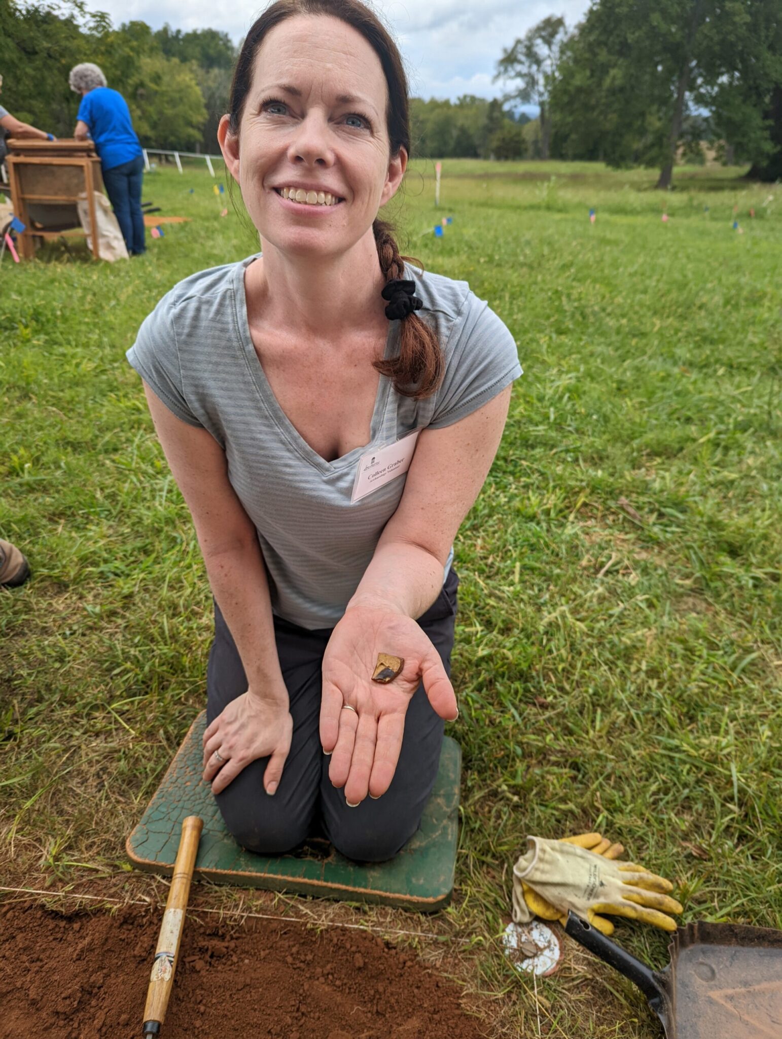 An Archaeologist at PPA? COO, Colleen Graber, Participates in a Dig.